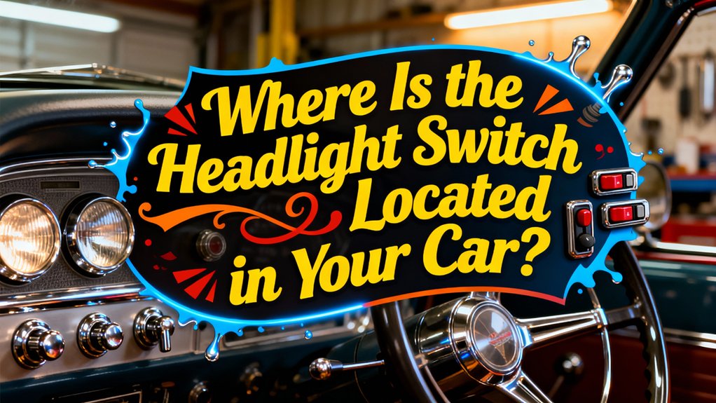 Where Is The Headlight Switch Located In Your Car?