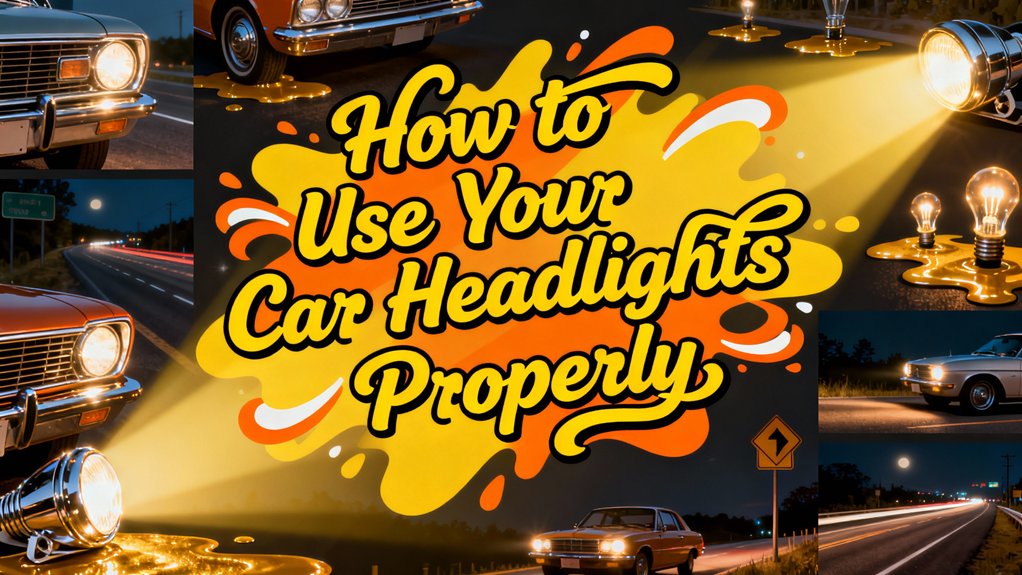 How To Use Your Car Headlights Properly